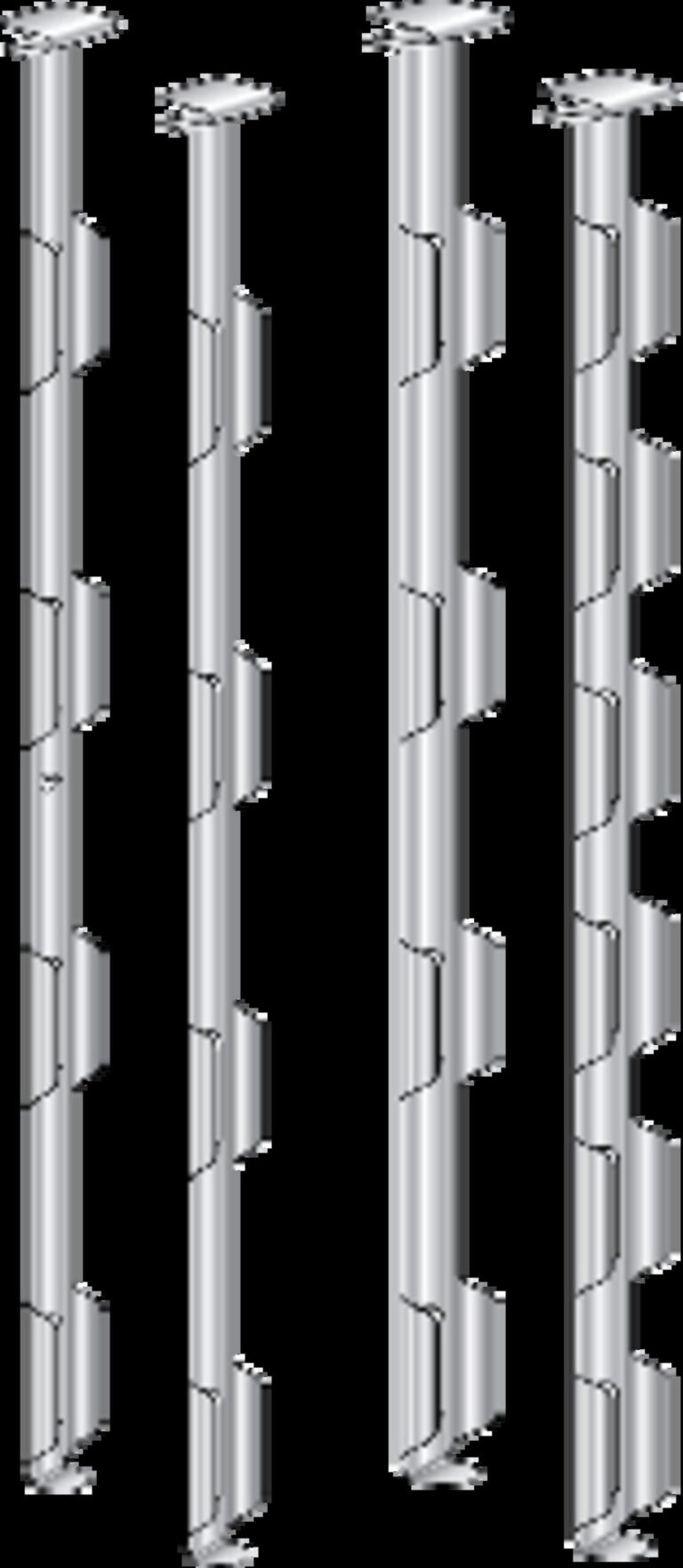 Aluminum Canes for Cryovials ( 1.0 - 5.0 ml capacity )